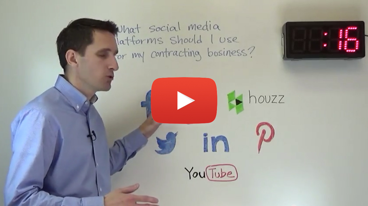 Contractor Marketing 2 Minute Tuesday Social Media For Contractors Part 1